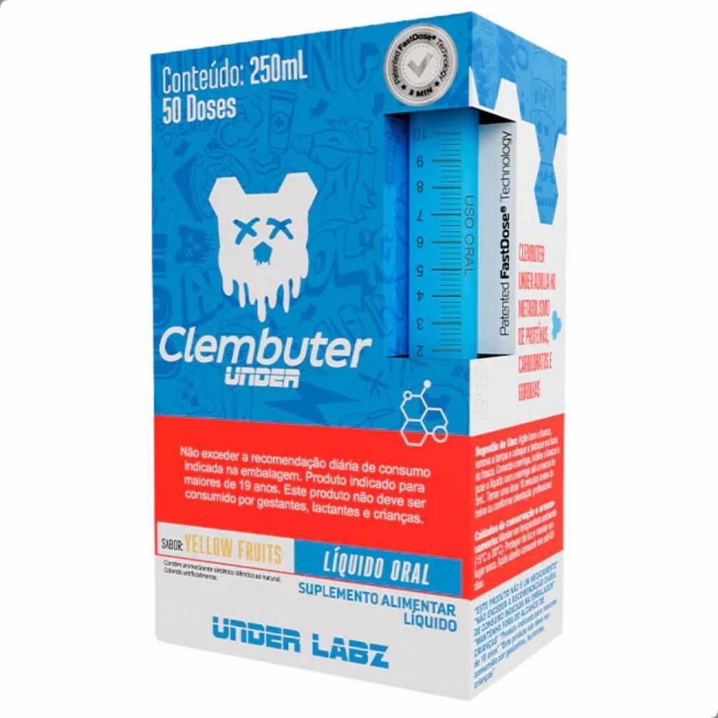 Clembuter Under Termogênico Liquido 250ml – Under Labz | Shopee Brasil
