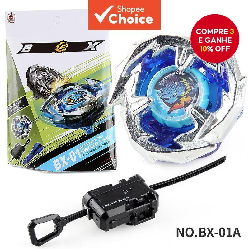 Conjunto De Competição De Batalha Beyblade-BX-01 Dran Sword & Launcher ...