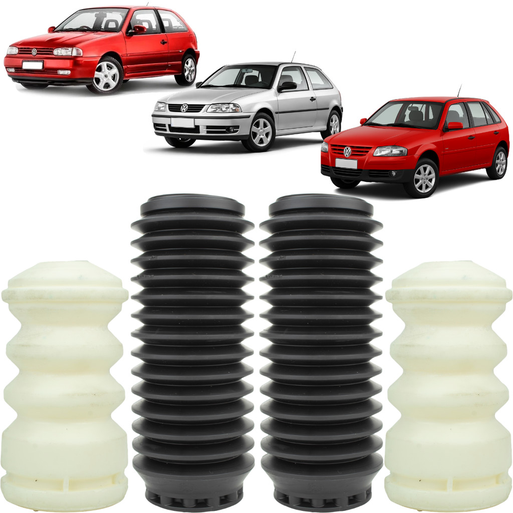 Kit Coifa E Batente Gol G2 G3 G4 Para Amortecedor Traseiro | Shopee Brasil