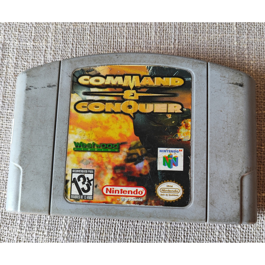 Command And Conquer - Nintendo 64 N64 | Shopee Brasil