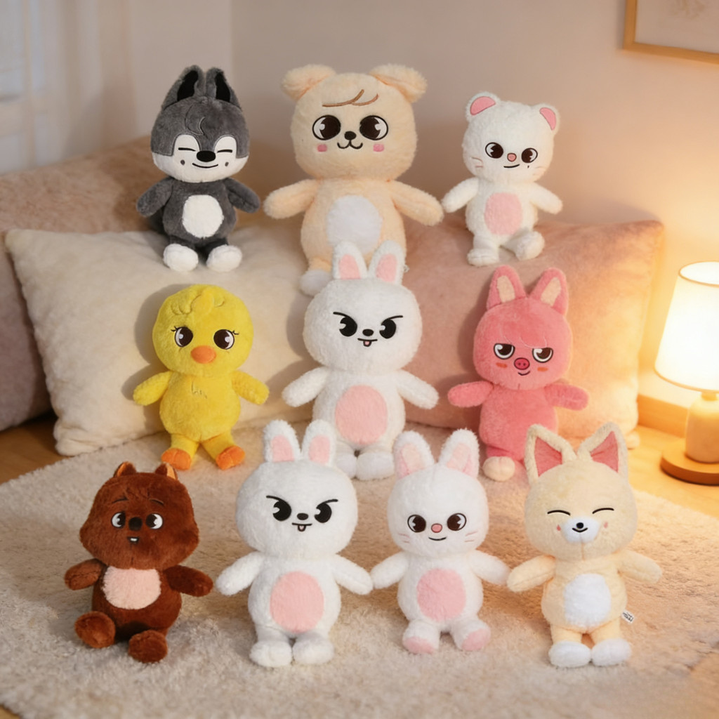 [Em stock]2Pcs 50cm Kpop Idol Stray Kids Skzoo FM JINRET BBOKARI ...