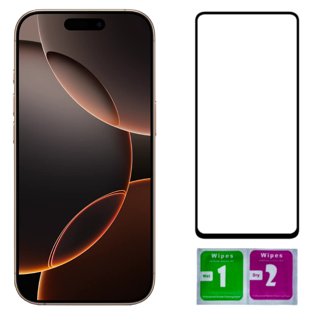 Pelicula Vidro 3d Temperado Proteção Para Iphone 16 Pro Max | Shopee Brasil