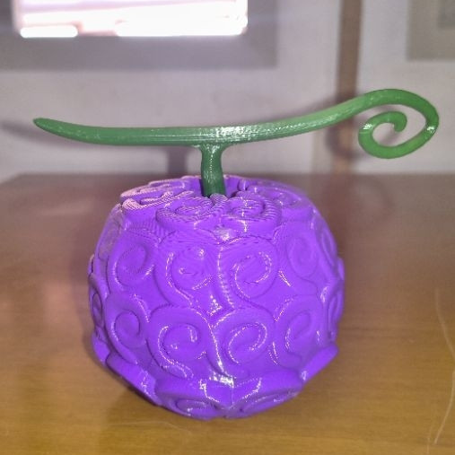 Doku Doku/Akuma no Mi – Fruta do Diabo One Piece | Impressão 3D em PLA ...