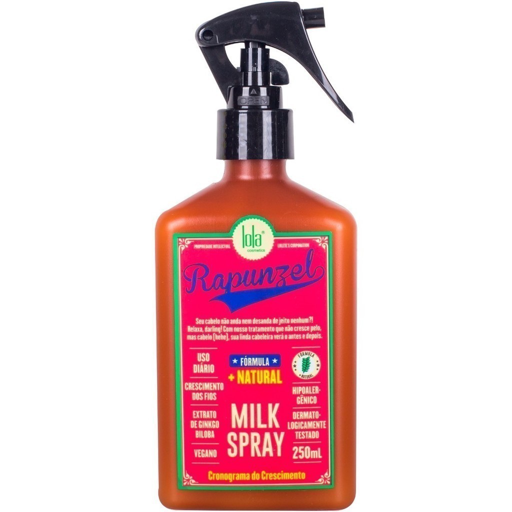 Lola Cosmetics Milk Spray Rapunzel 250ml | Shopee Brasil