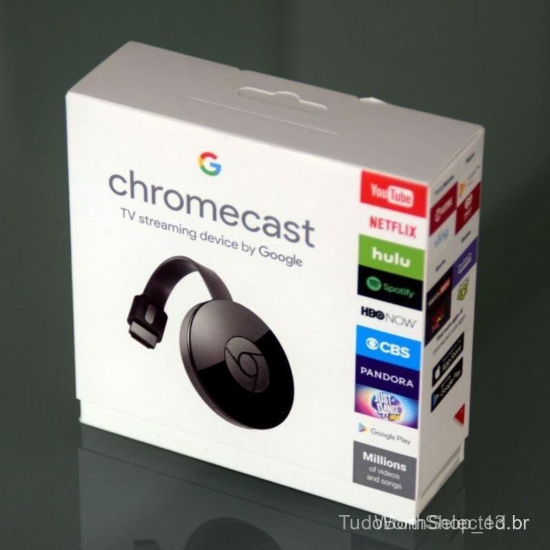 Chromecast G2 1080P Ultra HD Original para Transmissão em Alta ...