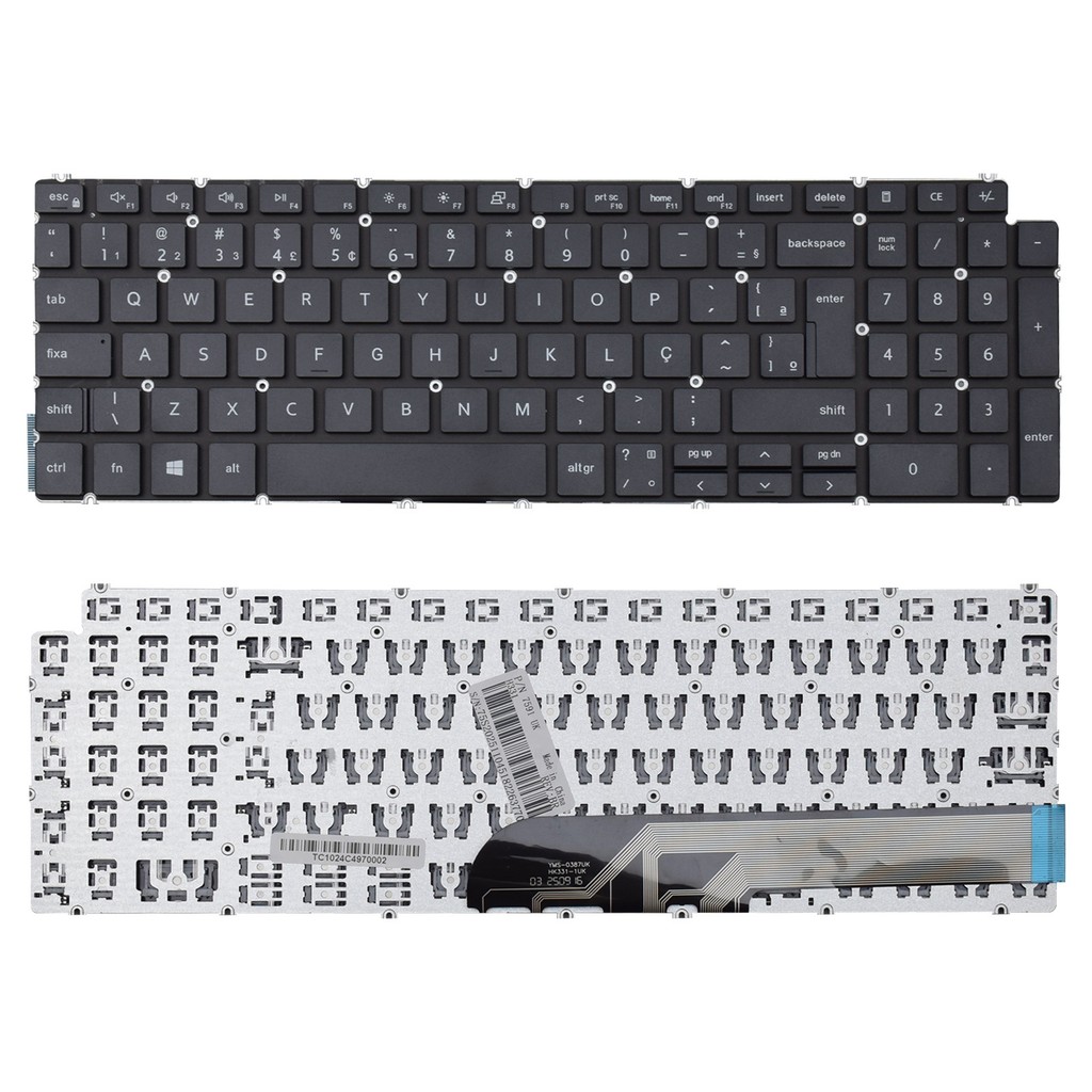 Teclado para Notebook Dell P90F002 | Shopee Brasil
