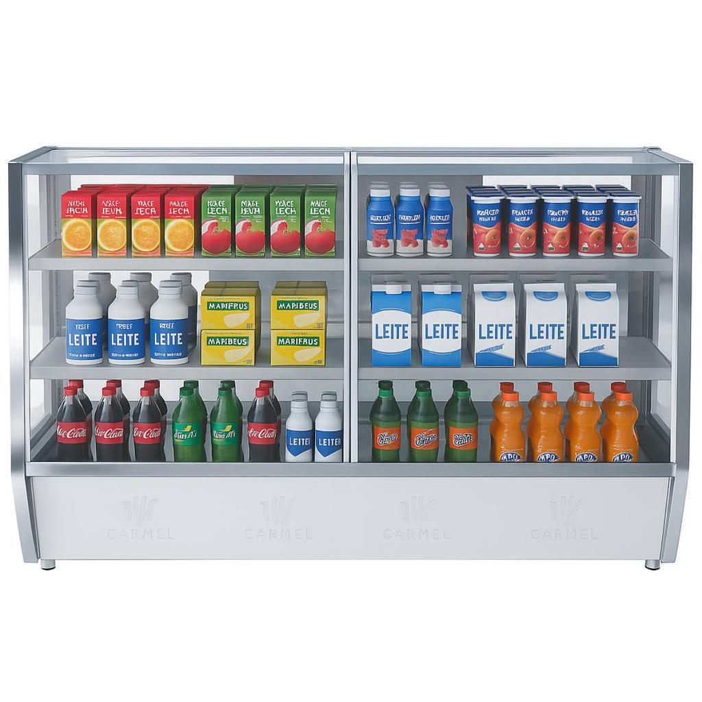 Balcão Pop Refrigerado 1,80m Expositor Para Bebidas Placa Fria ...