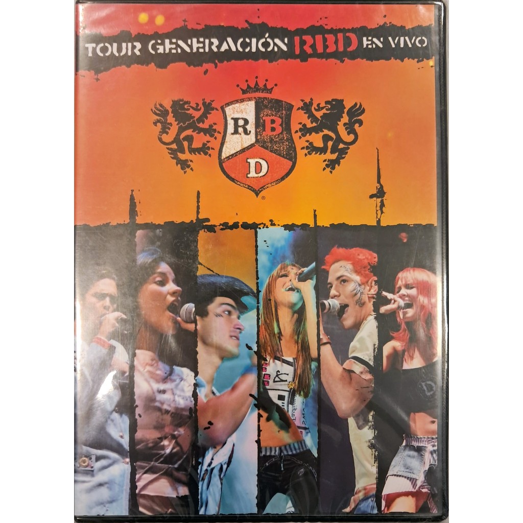 DVD RBD: Tour Generación (en Vivo) - Original - Lacrado de Fábrica ...