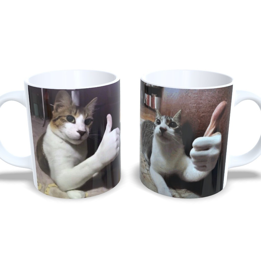 Caneca Personalizada Meme Gato Jóia Beleza Aprovado | Shopee Brasil