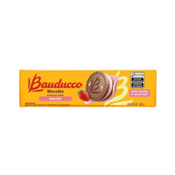Bauducco Chocolate Recheado Morango | Shopee Brasil