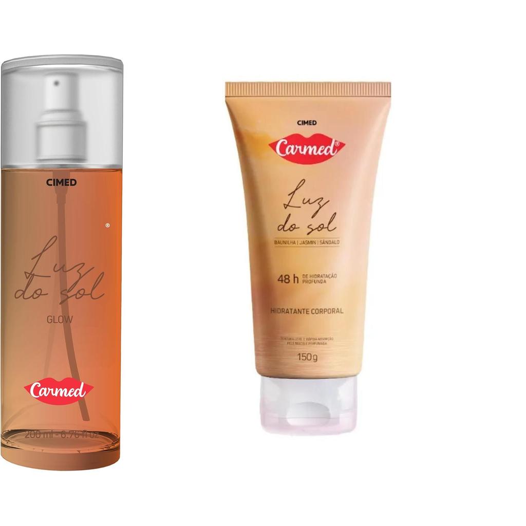 Kit Carmed Luz do Sol Body Splash 200ml + Hidratante 150ml | Shopee Brasil