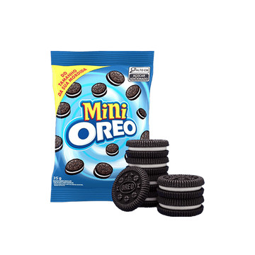 Biscoito recheado Mini Oreo original | Shopee Brasil