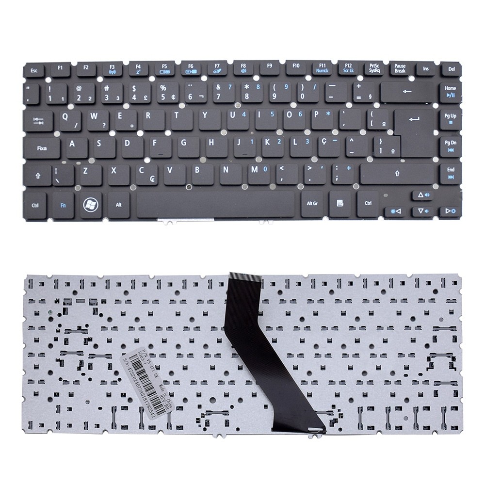 Teclado para Notebook Acer Part Number NSK-R25SW | Shopee Brasil