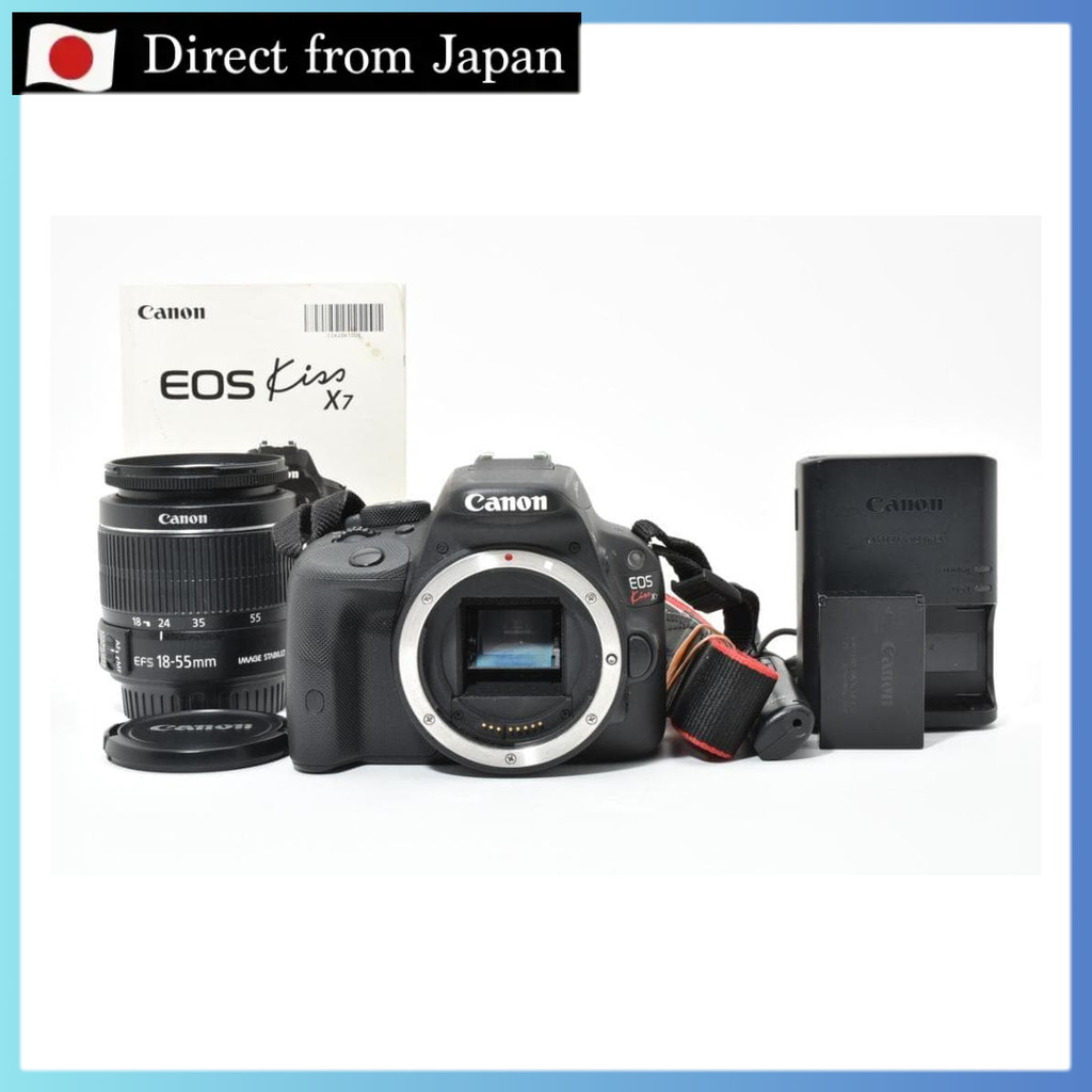 【USADO】 Kit de lentes CANON EOS Kiss X7 26121 【Direto do Japão ...