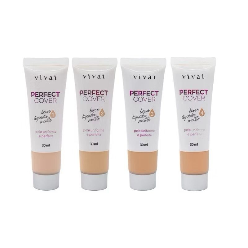 Base líquida Perfect Cover 30 ml Vivai1091.4.1 | Shopee Brasil
