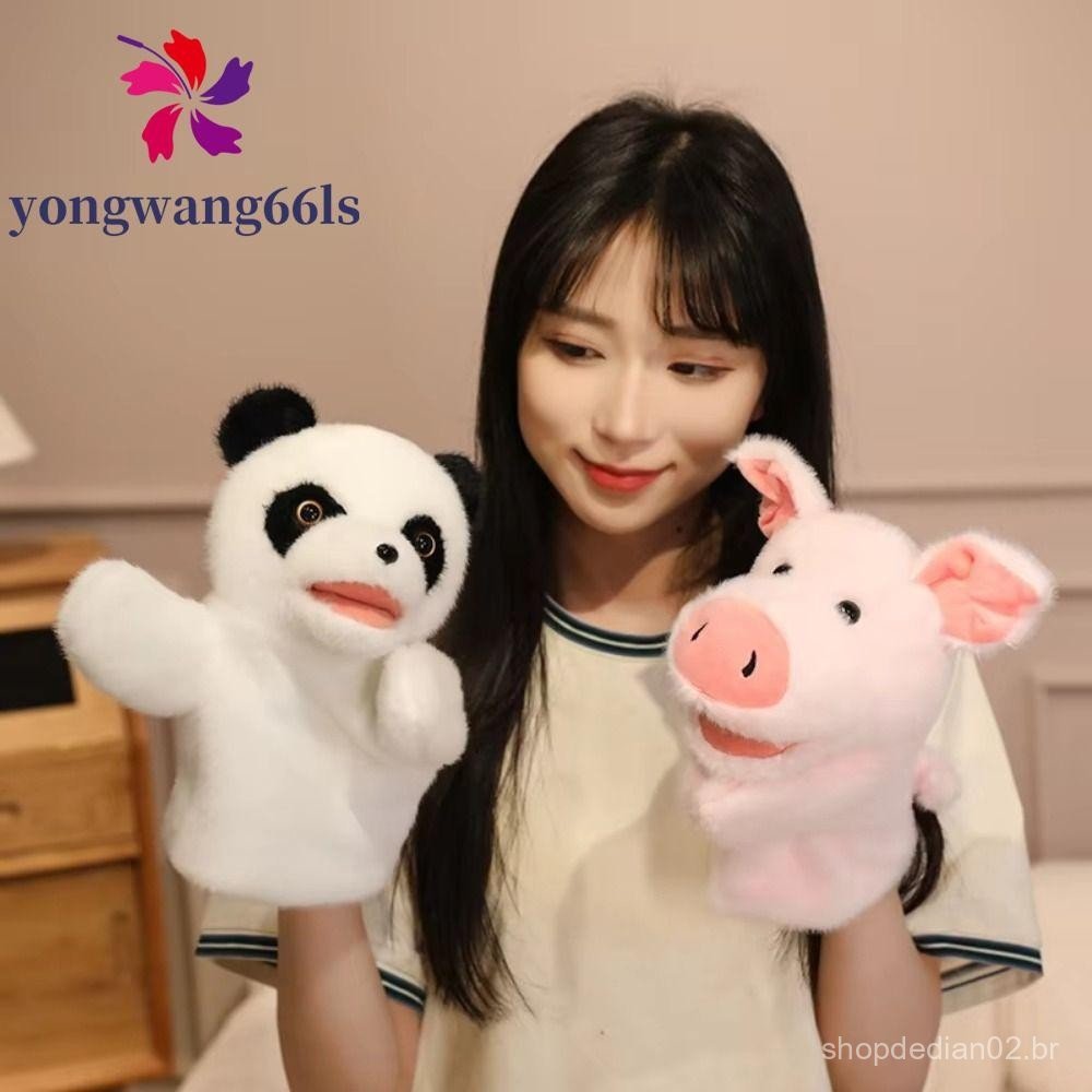 YONGWANG Fantoche De Mão Animal , Brinquedos De Tubarão De Pelúcia De ...