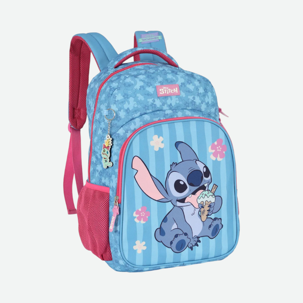 Mochila Infantil De Costas Stitch Luxcel | Shopee Brasil