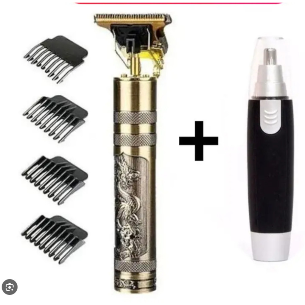 Kit -Barbeador-cuidados masculinos e aparador de pelos Maquina cortar ...