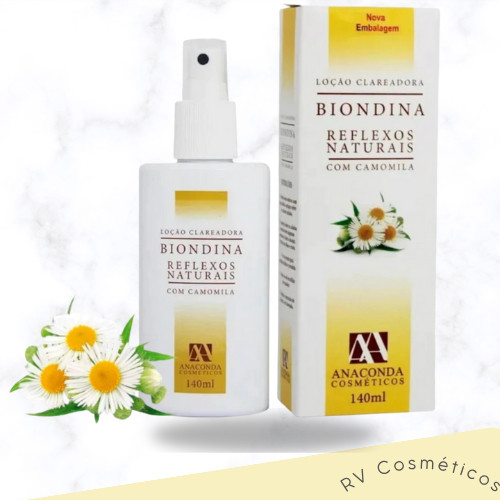 Anaconda Biondina Loção Clareadora 140ml – Reflexos Naturais e Brilho ...