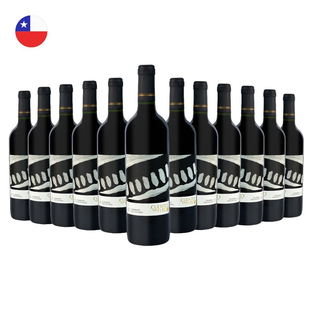 Kit com 12 Vinhos Chilenos Tinto Seco Cabernet Sauvignon Cuentos del ...