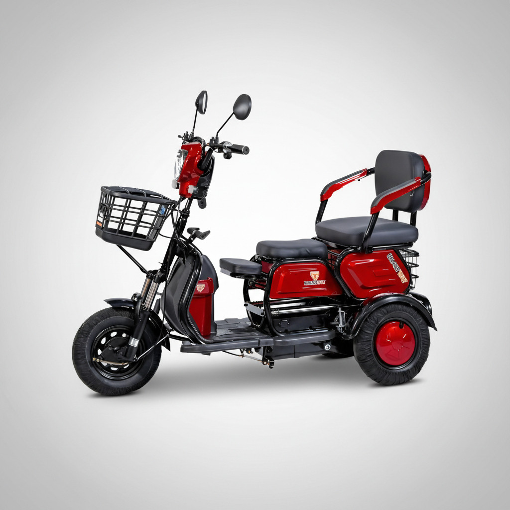 Triciclo Elétrico Cadeira Recarregável recarregavel Adulto Idoso Power ...