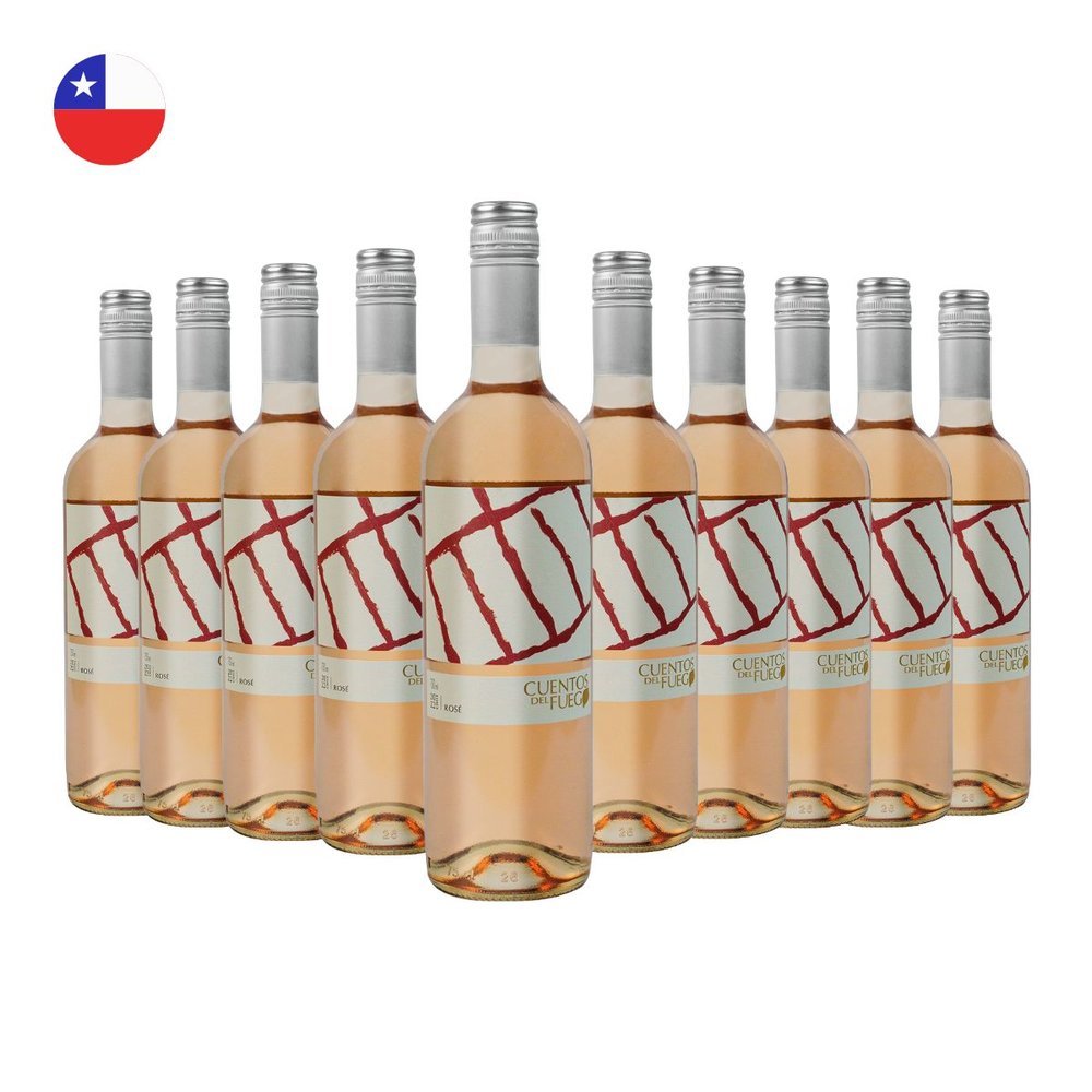 Kit com 10 Vinhos Chilenos Tinto Seco Rosé Carmenere 750ml Cuentos del ...