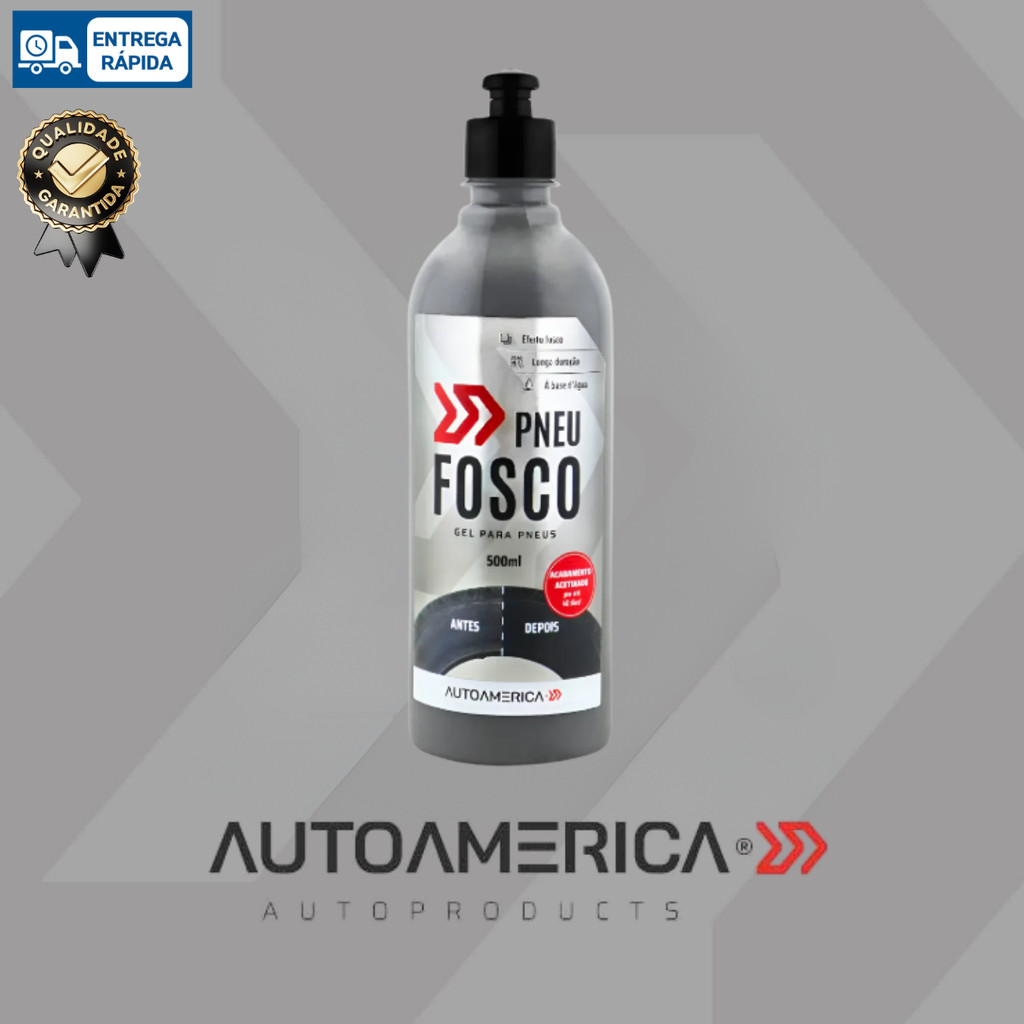 Pneu Pretinho Pneu Fosco Revitalizador 500ml Dura 40 Dias | Shopee Brasil
