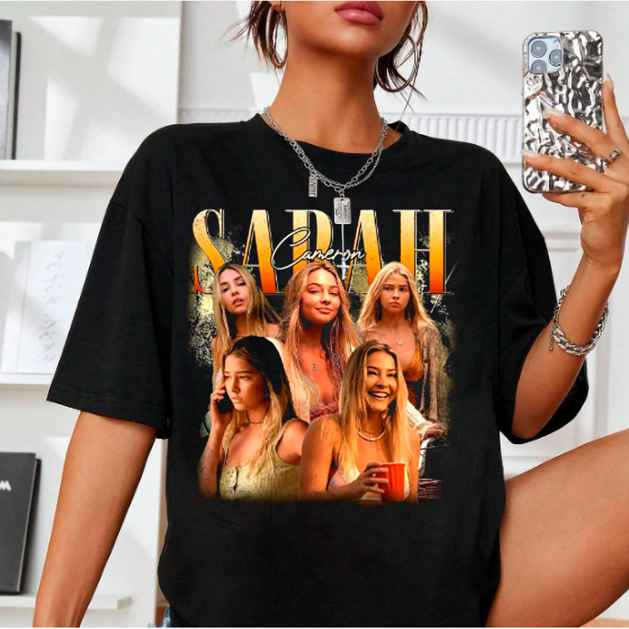 Camisa Camiseta Unissex Estampa Limitada Sarah Cameron Vintage T-Shirt ...