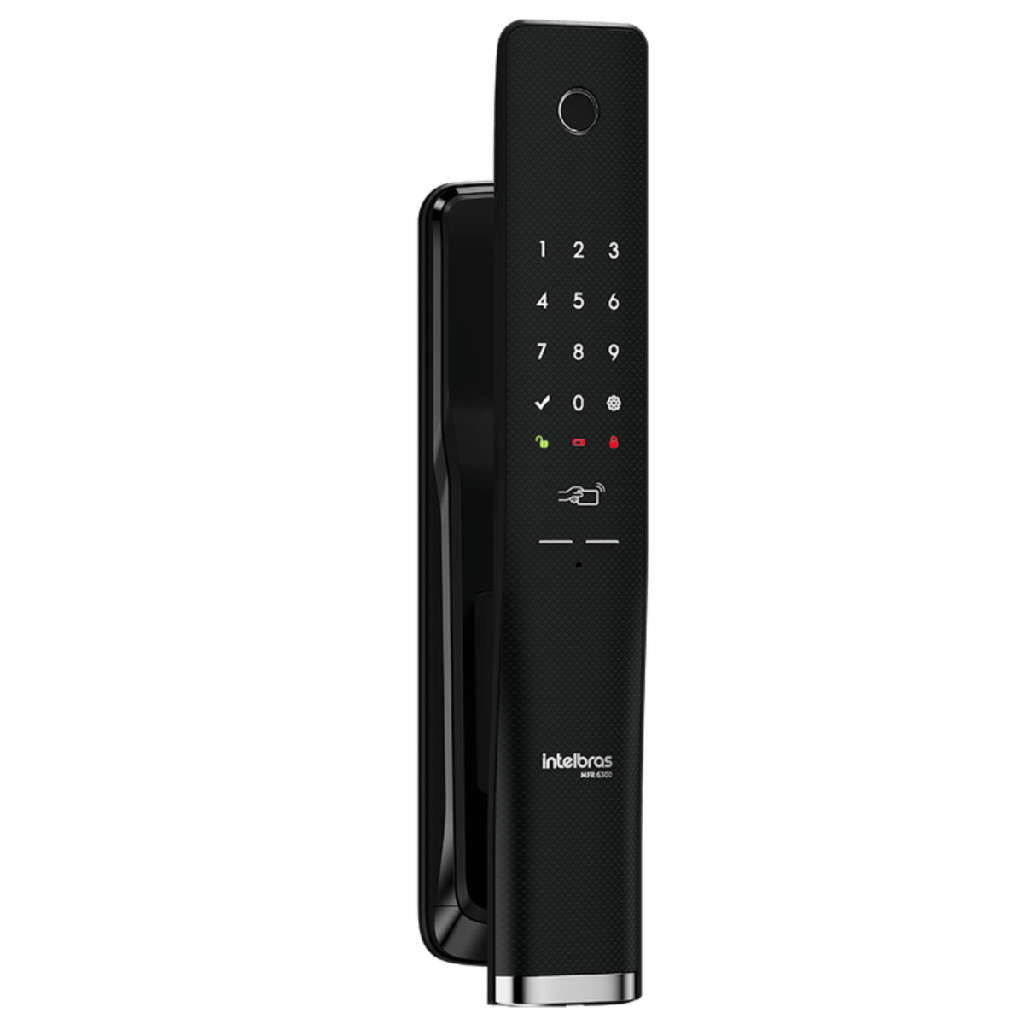 Fechadura Inteligente Push And Pull De Embutir Mfr 6300 Preta Shopee Brasil