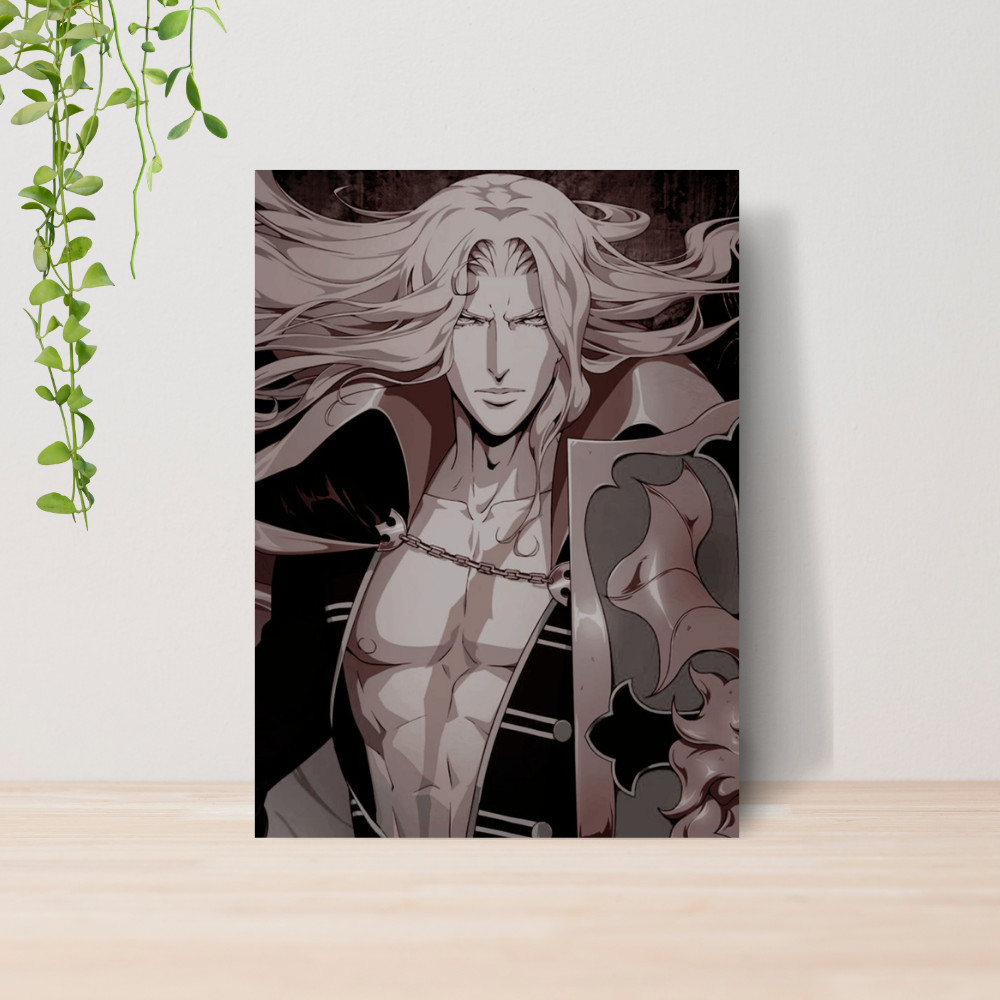 Quadro Alucard Drácula Vampiro A4 | Placa MDF 09 | Shopee Brasil