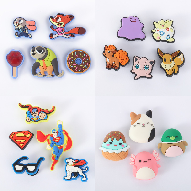 Miss Zoe Jibtz Zootopia hole bags Acessórios Superman Pokémon | Shopee ...