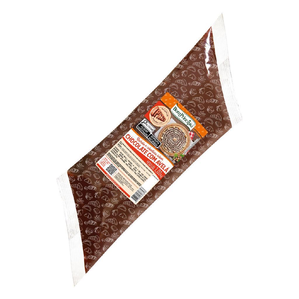 Recheio forneável sabor chocolate com avelã bisnaga 1,01kg para pizza ...