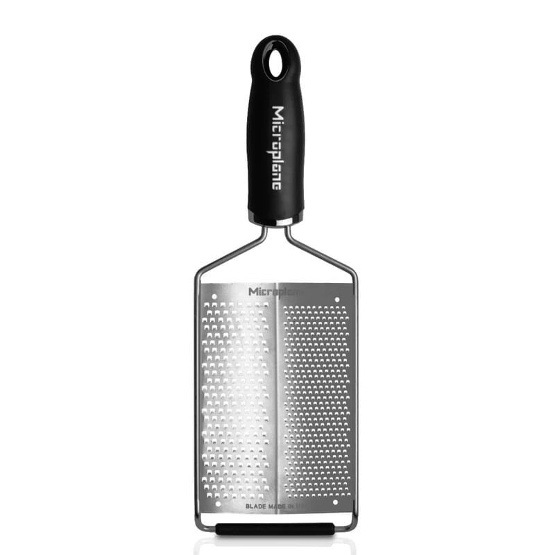 Ralador Duplo Fino e Grosso Gourmet Series Microplane Preto | Shopee Brasil