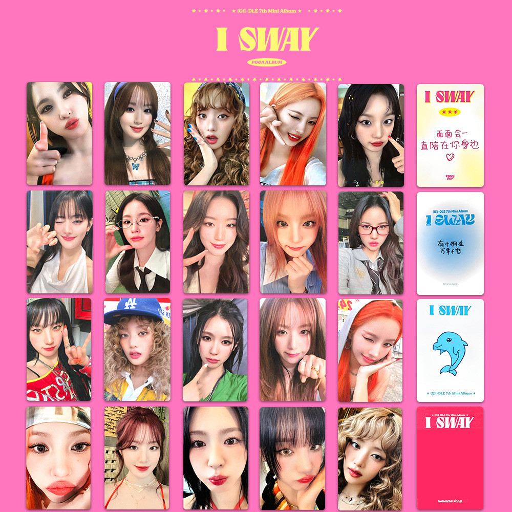 GI-DLE Girl I SWAY Photocard Namil POB POB Cartão Privilégio GIDLE ...