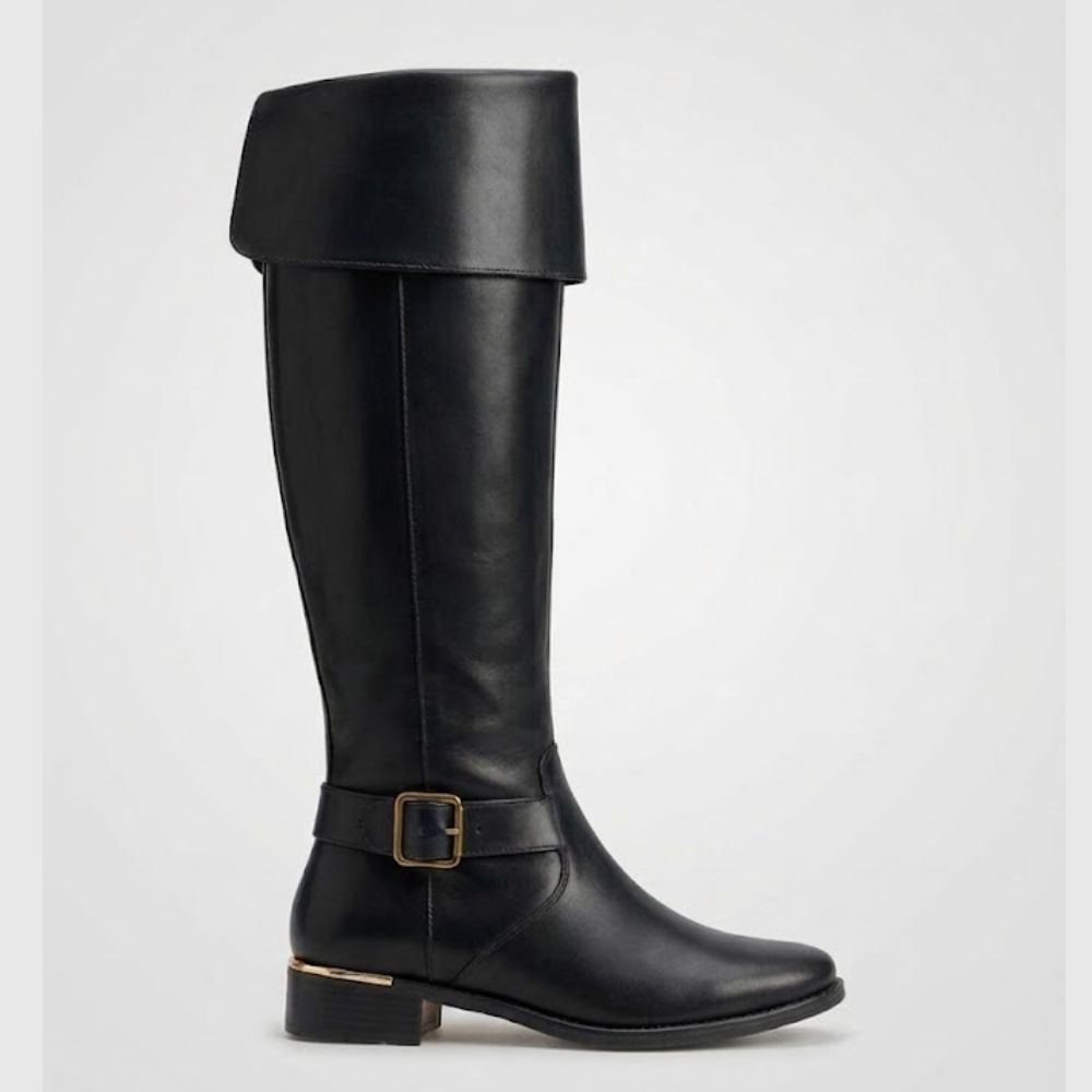 Bota Vizzano Cano Longo Montaria Preta Over Knee | Shopee Brasil