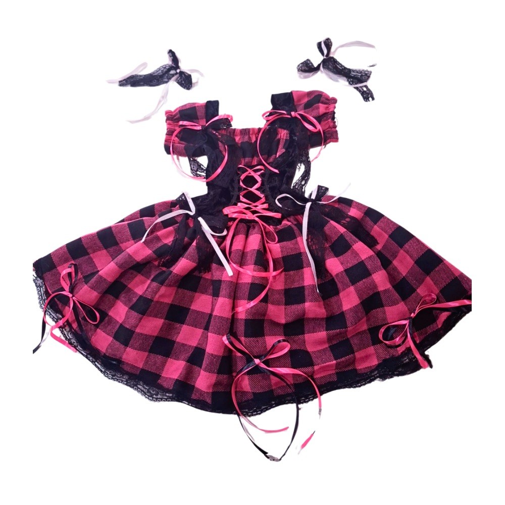 Vestido Caipira pink xadrez Infantil festa junina | Shopee Brasil