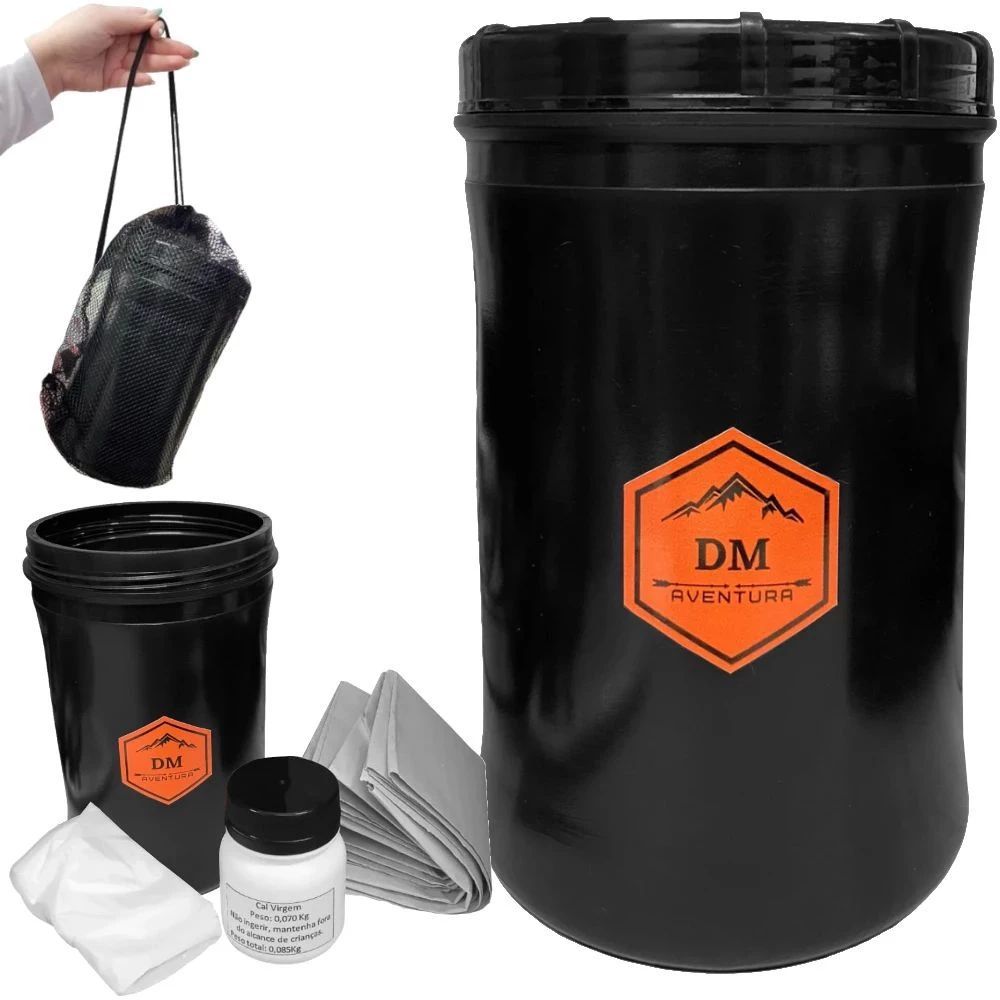 Shit Tube Pote Coletor Porta Dejeto 2,5 Litros + Kit Reposição MDiver ...