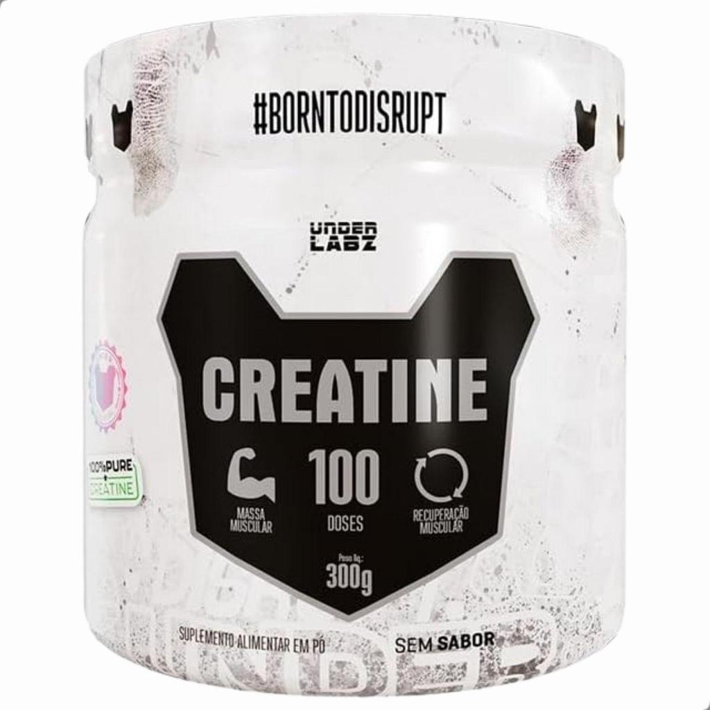 Creatina 100% Monohidratada 300g Under Labz | Shopee Brasil