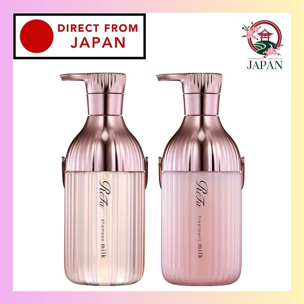 ReFa MILK PROTEIN (Conjunto) (Rosa , De Shampoo E Tratamento) | Shopee ...