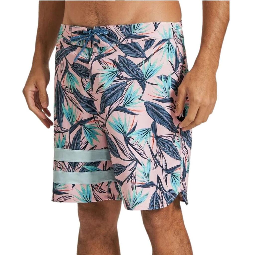 Bermuda Hurley Phantom Block Party Rosa | Shopee Brasil