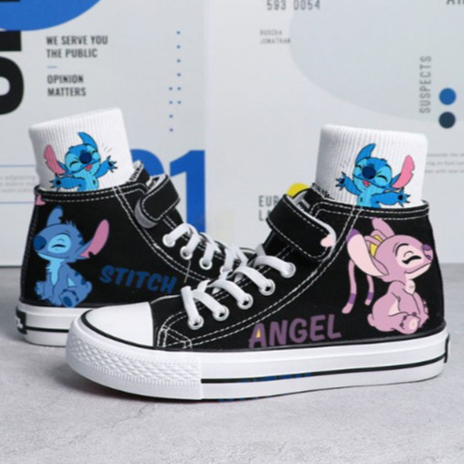 Tenis Botinha Lilo Stitch Star Infantil Adulto Diversão Estampada ...