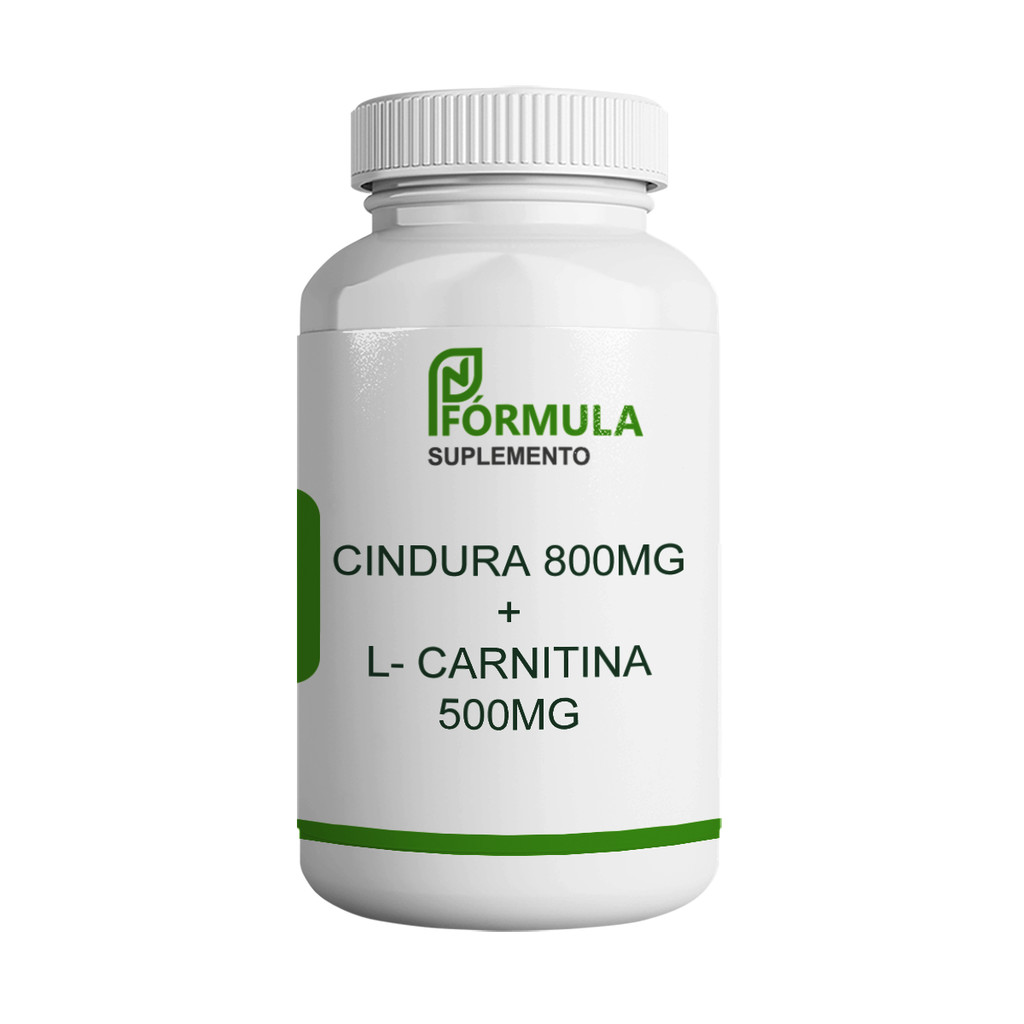Cindura 800mg+ L Carnitina 500mg 30 capsulas | Shopee Brasil