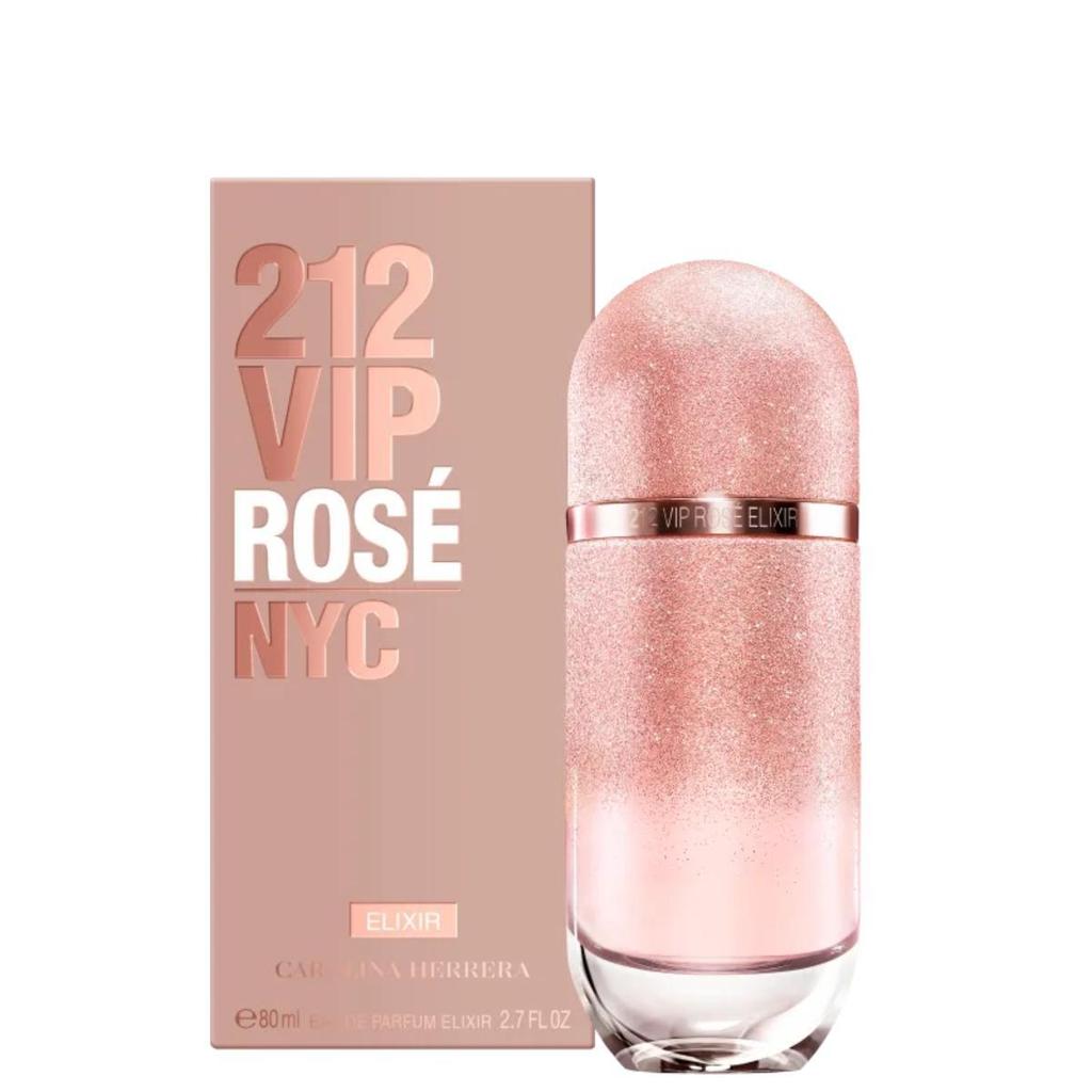 Perfume 212 Vip Rosé Elixir Carolina Herrera Eau de Parfum - 80 ml ...
