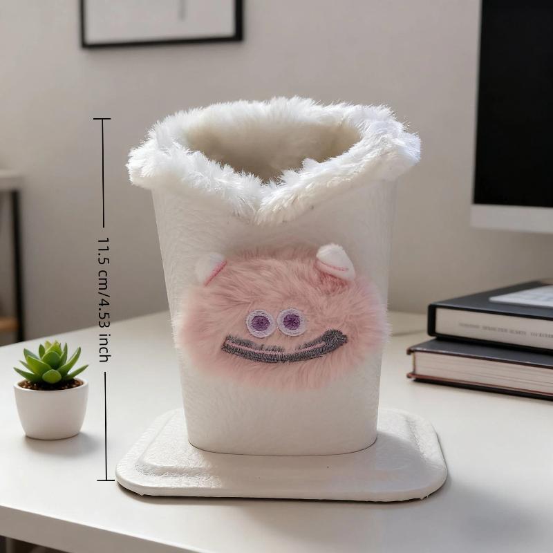 [fol] 1 Peça Estojo De Óculos Forrado De Pelúcia Design Animal Fofo ...