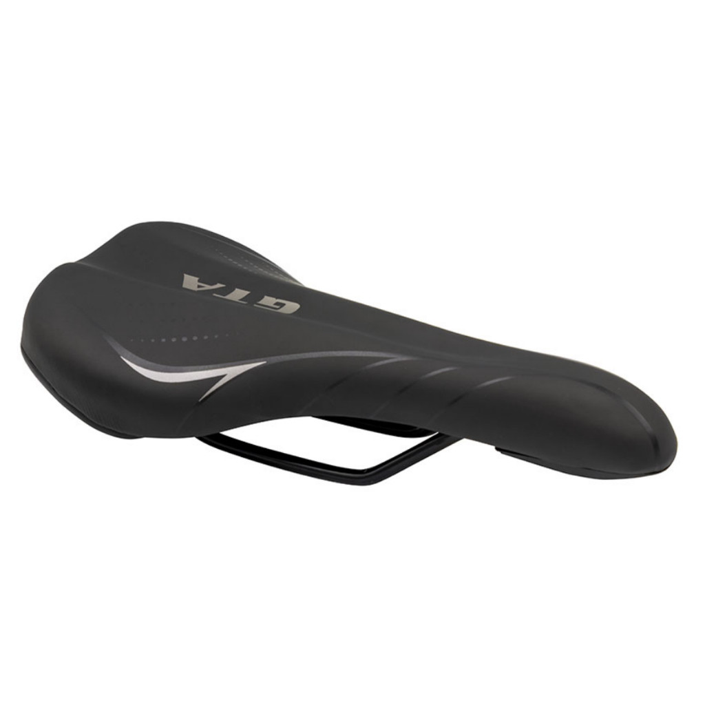Selim Bicicleta Banco Bike GTA Preto Standart MTB 280 x 35mm Anatômico Leve | Shopee Brasil