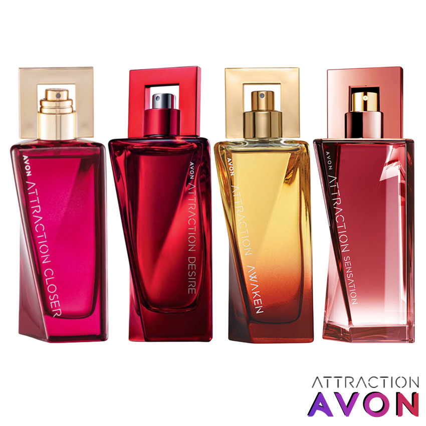 Deo Parfum Attraction Avon para Ela 100ml - Awaken, Closer, Sensation e ...