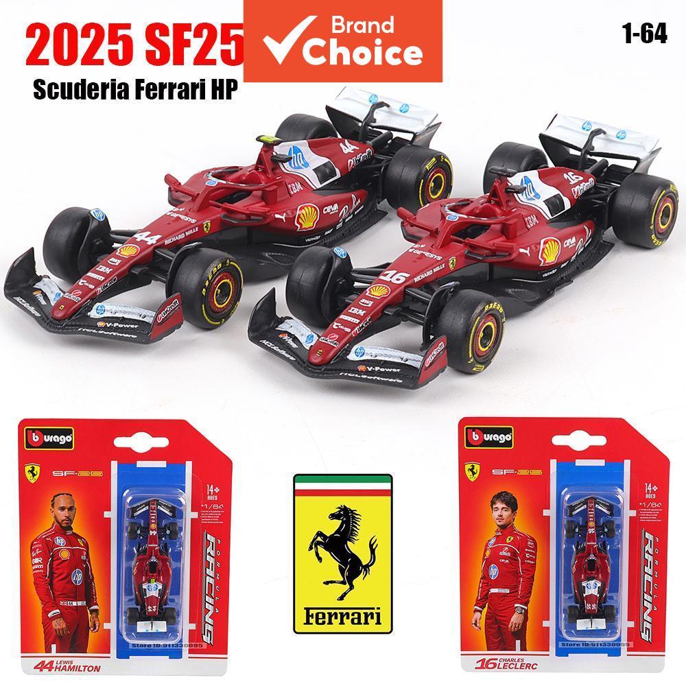 Bburago 1:64 Scuderia Ferrari HP SF25 - Modelos de carros #16 Charles ...