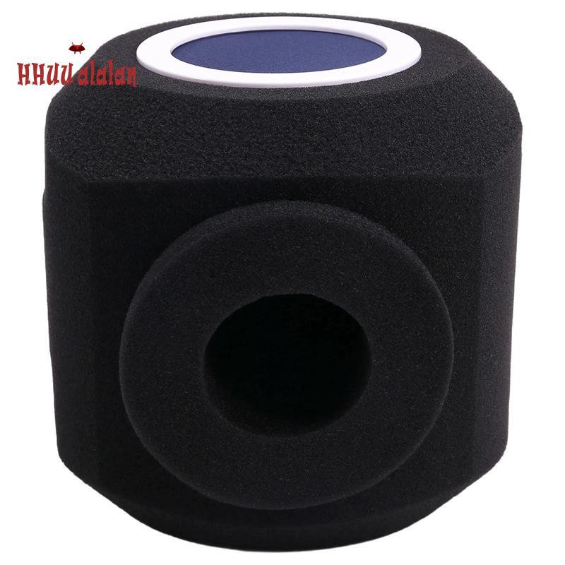 Microfone Vento-Filtro Escudo Acústico Para Estúdios De Gravação Espuma ...