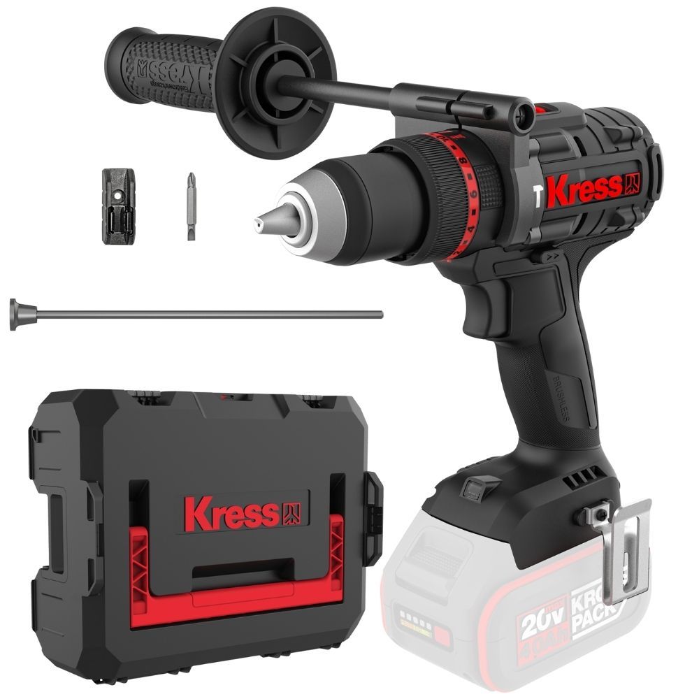 Parafusadeira e Furadeira de impacto KUC35.91 20v Alto torque de 150nm ...
