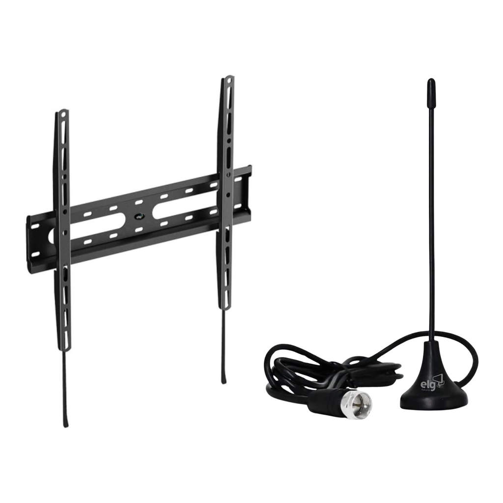 COMP Kit Suporte Fixo para Tvs de 32" a 77" + Antena Smart View ...